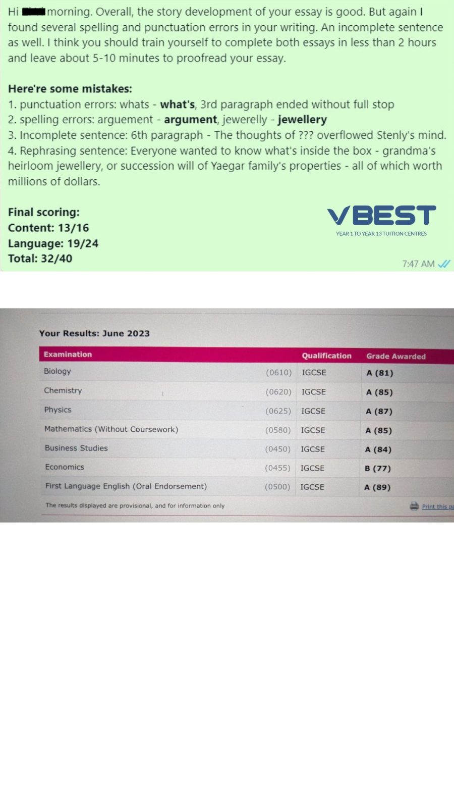 Ms Crystal - VIP Education Group